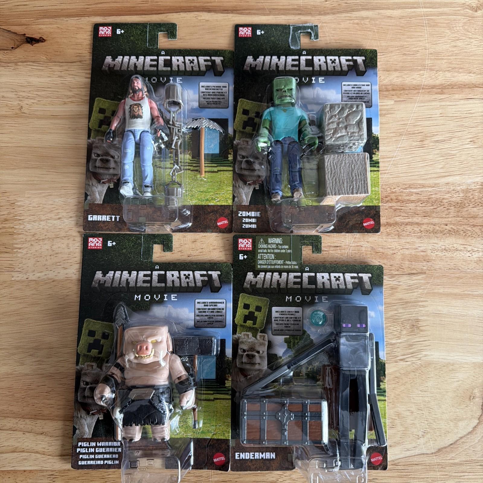 Minecraft Movie Set: 4 Action Figures Adventure