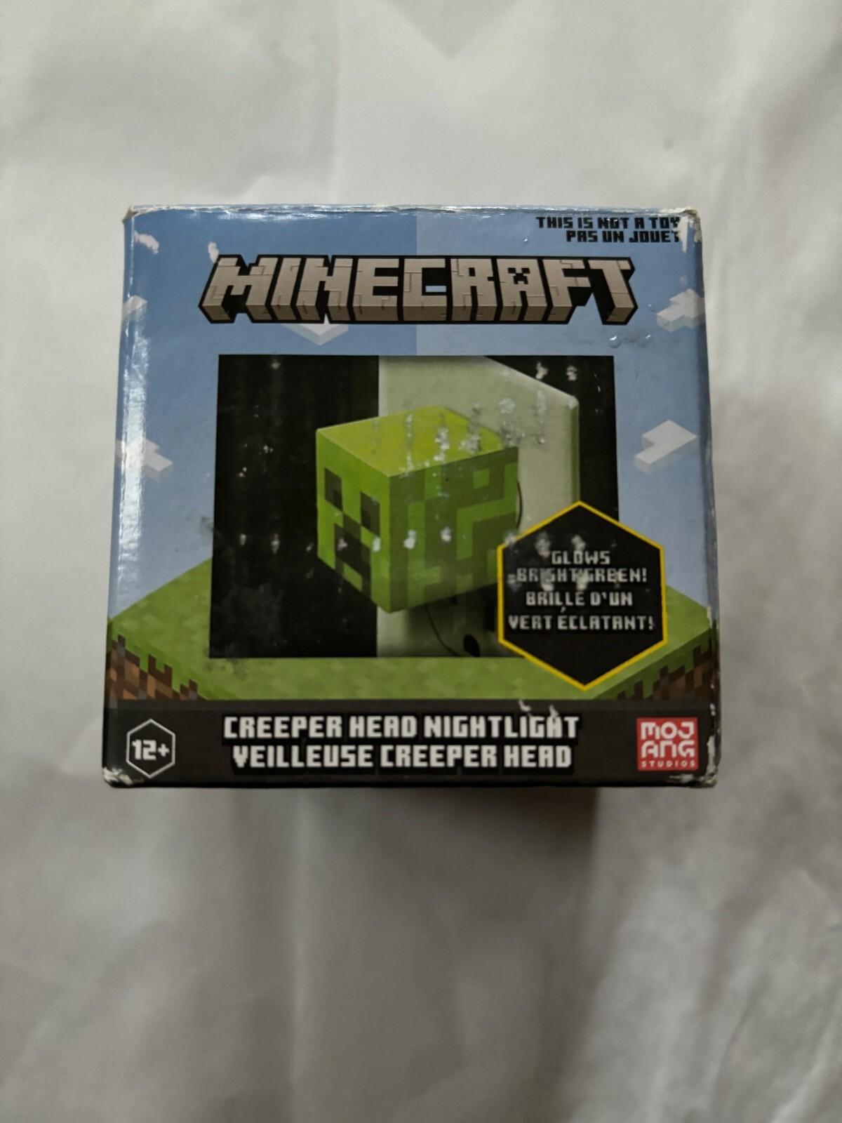 Glow-in-the-Dark Minecraft Creeper Night Light
