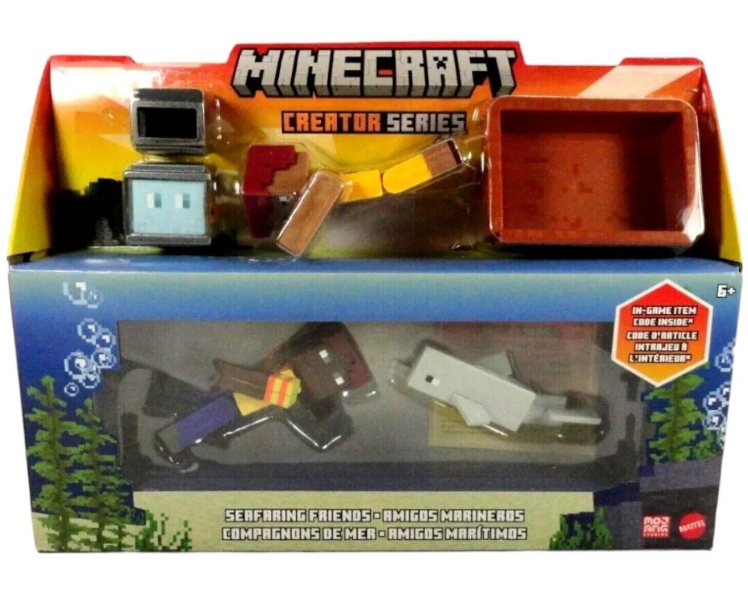 Minecraft Seafaring Friends Mattel Characters - New!