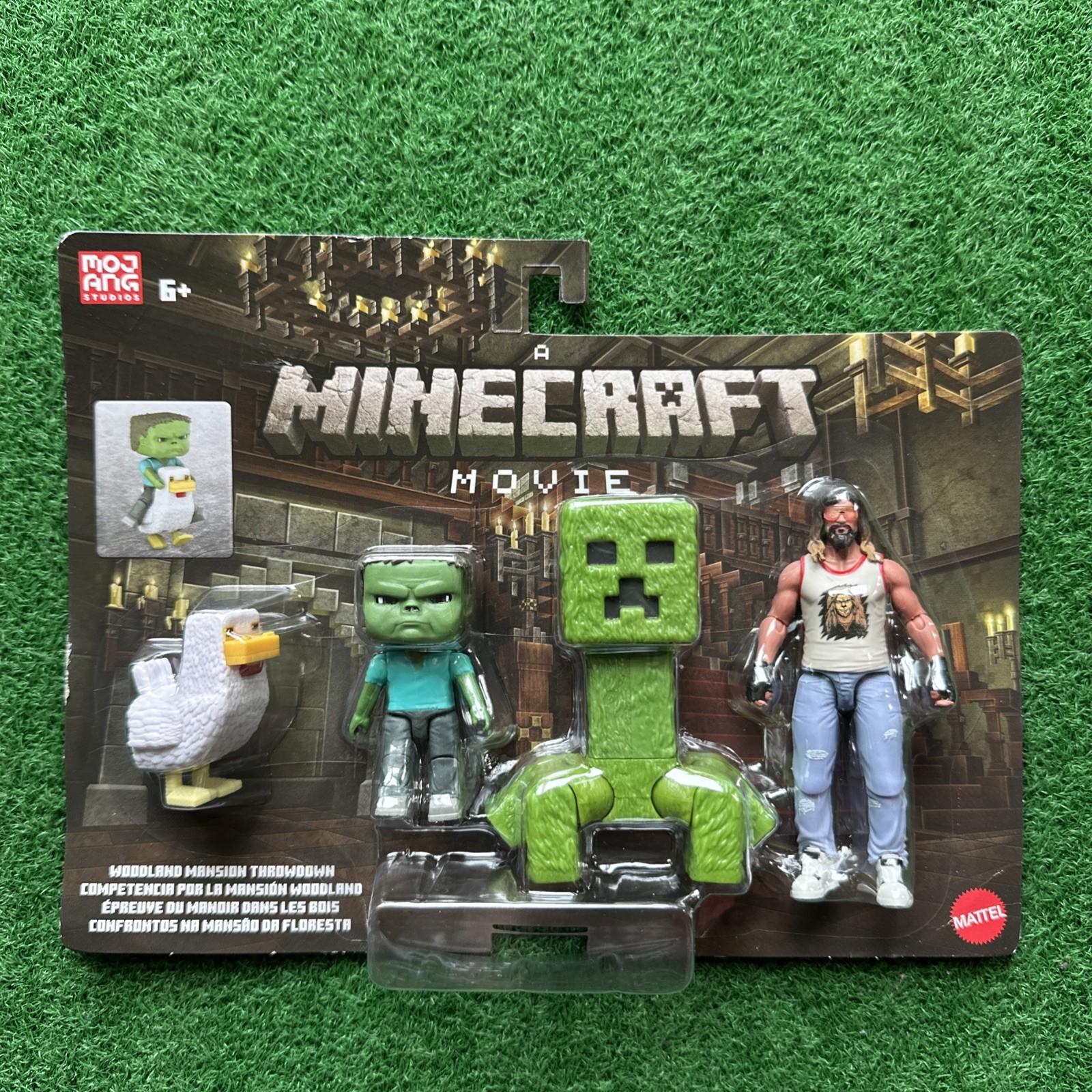 Minecraft Action Figure 4-Pack: Creeper, Zombie & More