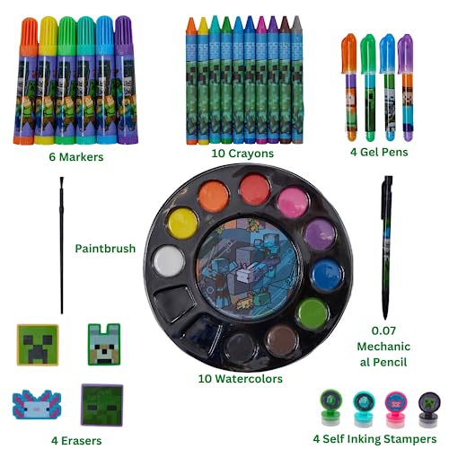 Explore Creativity: Minecraft Art Set for Kids
