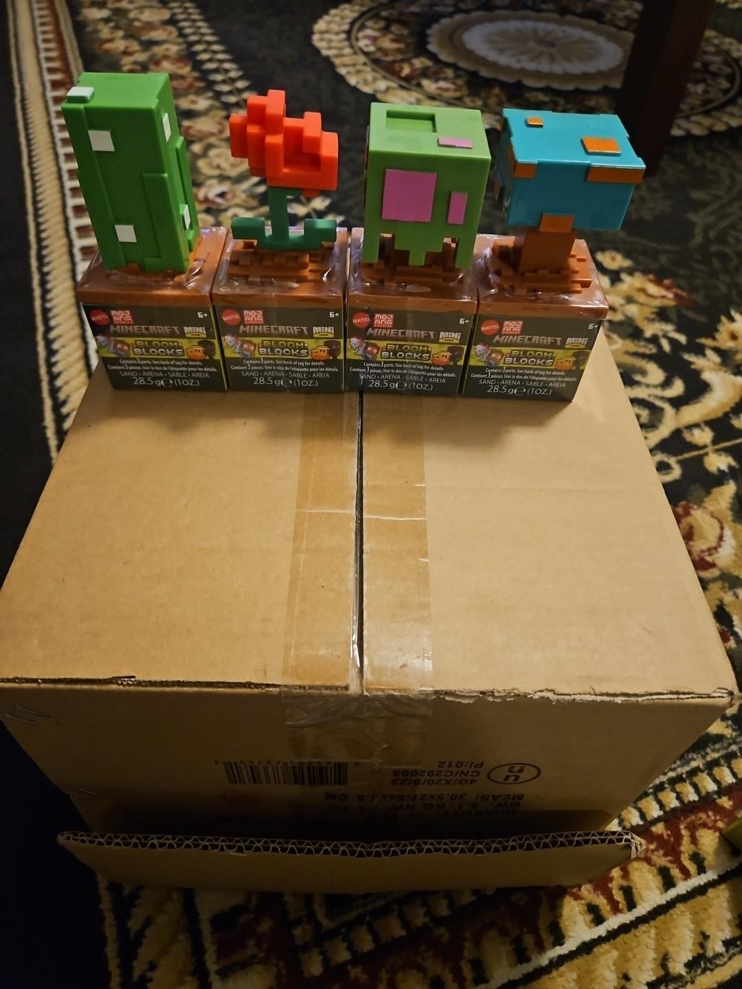 New Minecraft Bloom Blocks Figures Set of 4