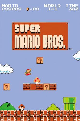 Super Mario Bros. Vintage Game Poster 24" x 36