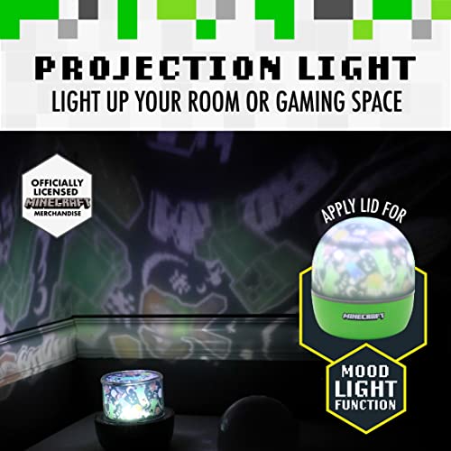 Minecraft Creeper & Steve Night Light Projector