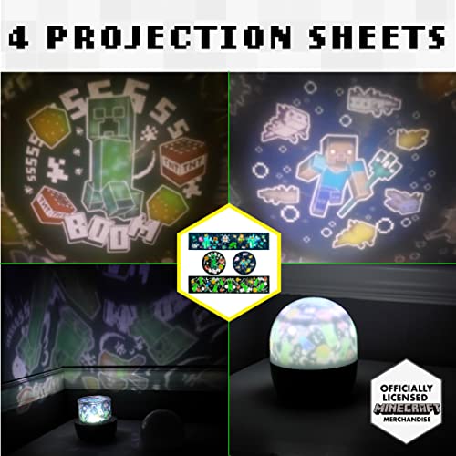Minecraft Creeper & Steve Night Light Projector