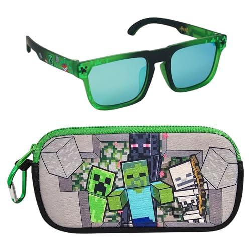 Minecraft Sunglasses with Case | UV400 Lenses