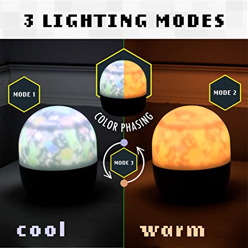 Minecraft Creeper & Steve Night Light Projector