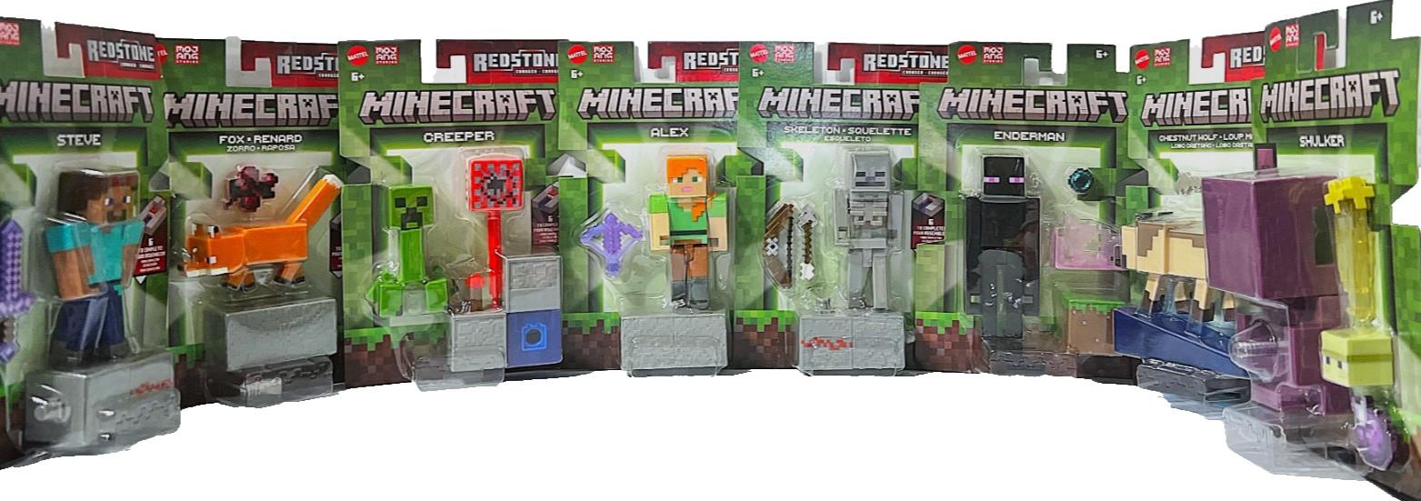 2026 Minecraft Redstone Charged Figures & Building Set