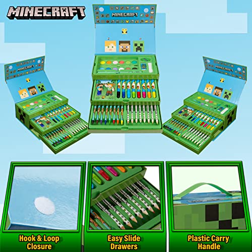 Unlock Creativity: Minecraft Kids Art Set - 40+ Supplies