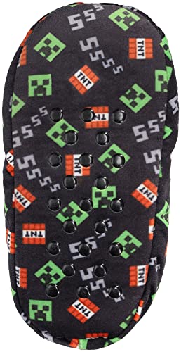 Minecraft Creeper Sock Slippers for Kids - Medium