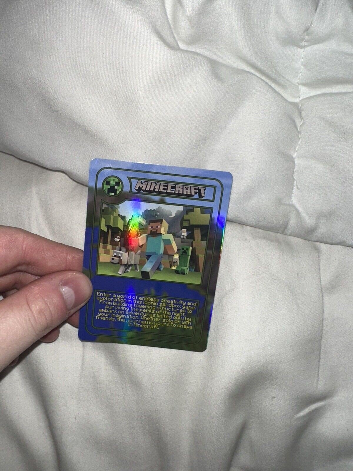 Rare Holo Minecraft Trading Cards for Xbox 360