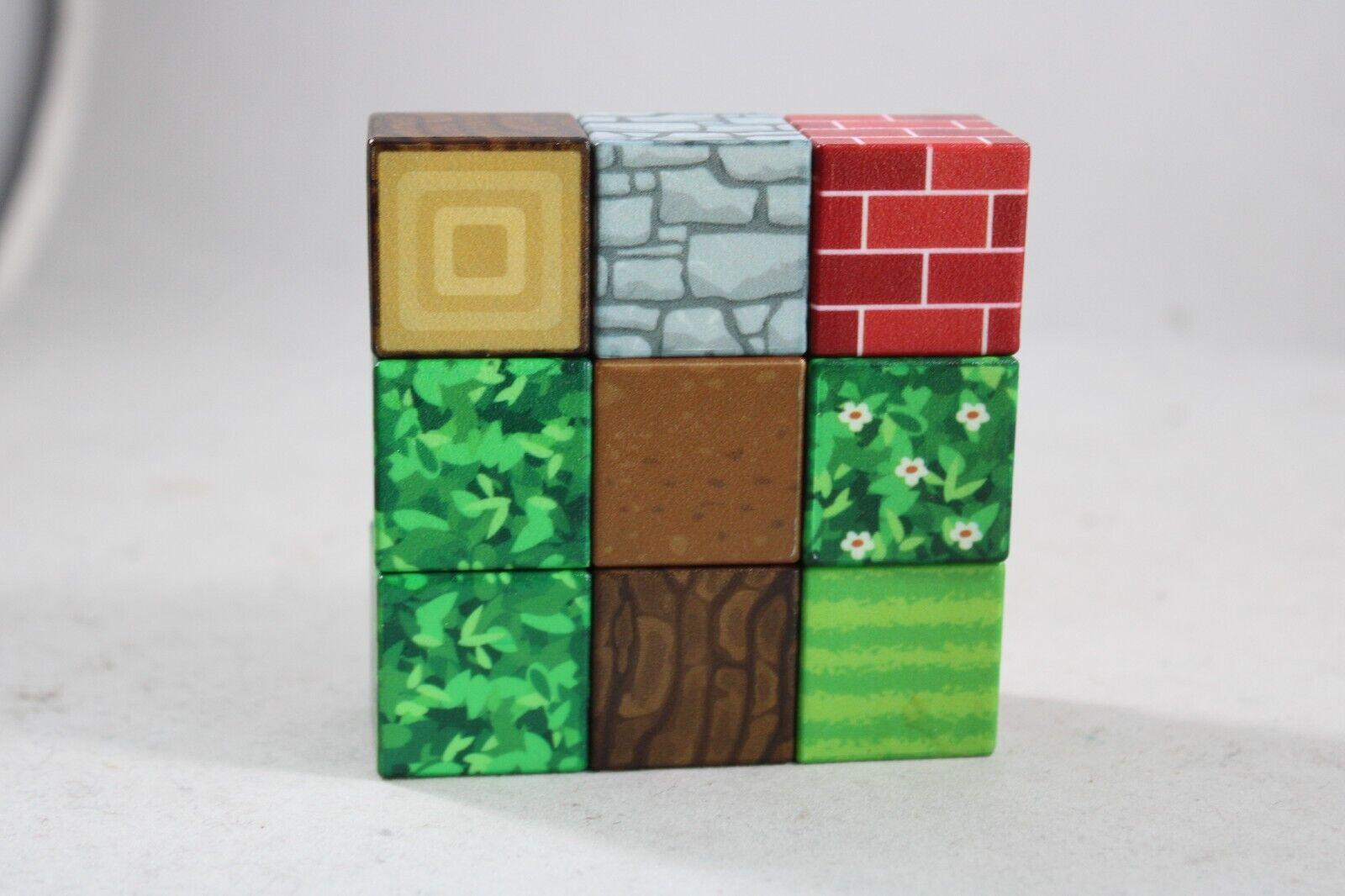 Fun Minecraft Magnetic Building Blocks - Tree & Land Set