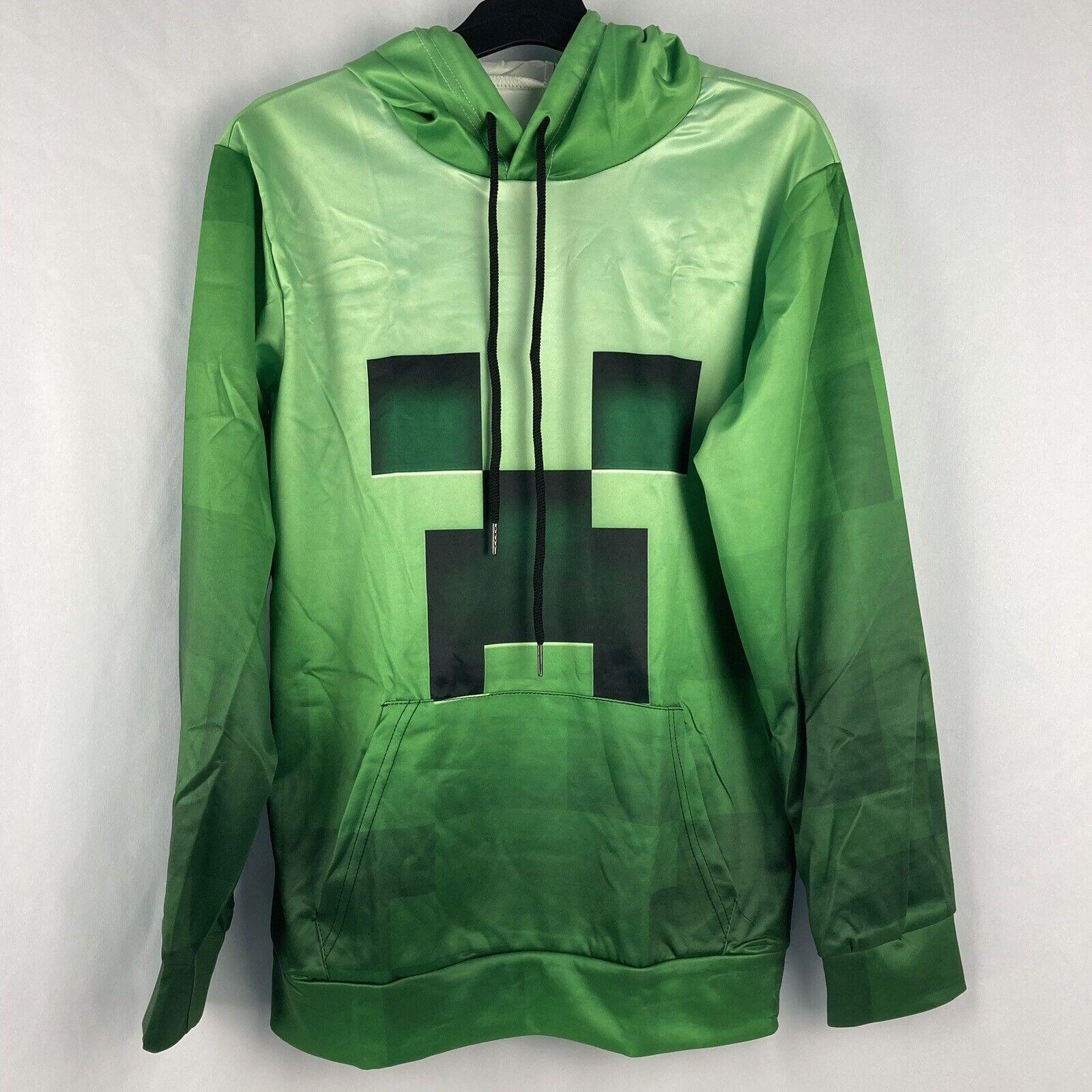Cozy Minecraft Green Creeper Hoodie - Youth Size