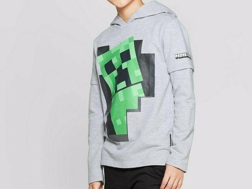 Boys' Minecraft Creeper Hoodie - Fun & Cozy!