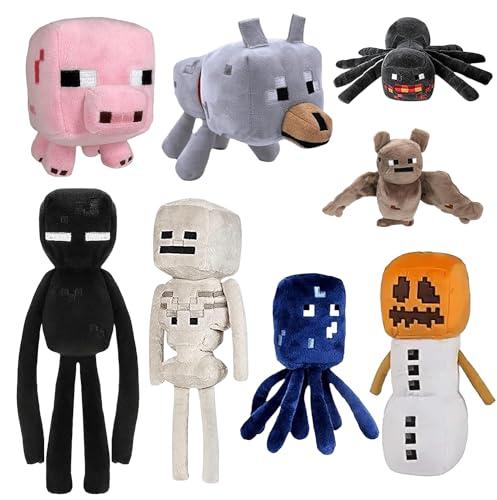 8-Pack Minecraft Creeper Plush Toys - Fun & Soft!