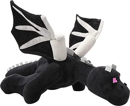 Cozy 23.7" Minecraft Black Dragon Plush Toy