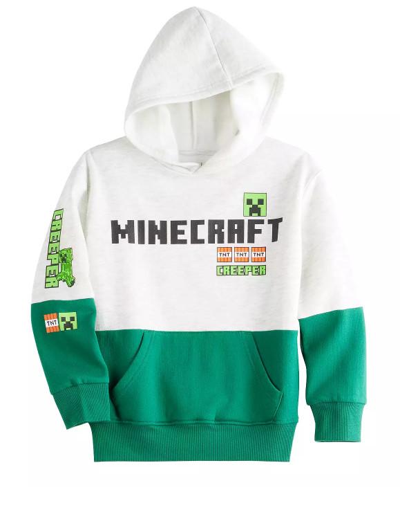 Cozy Minecraft Jumping Beans Fleece Hoodie Costumes