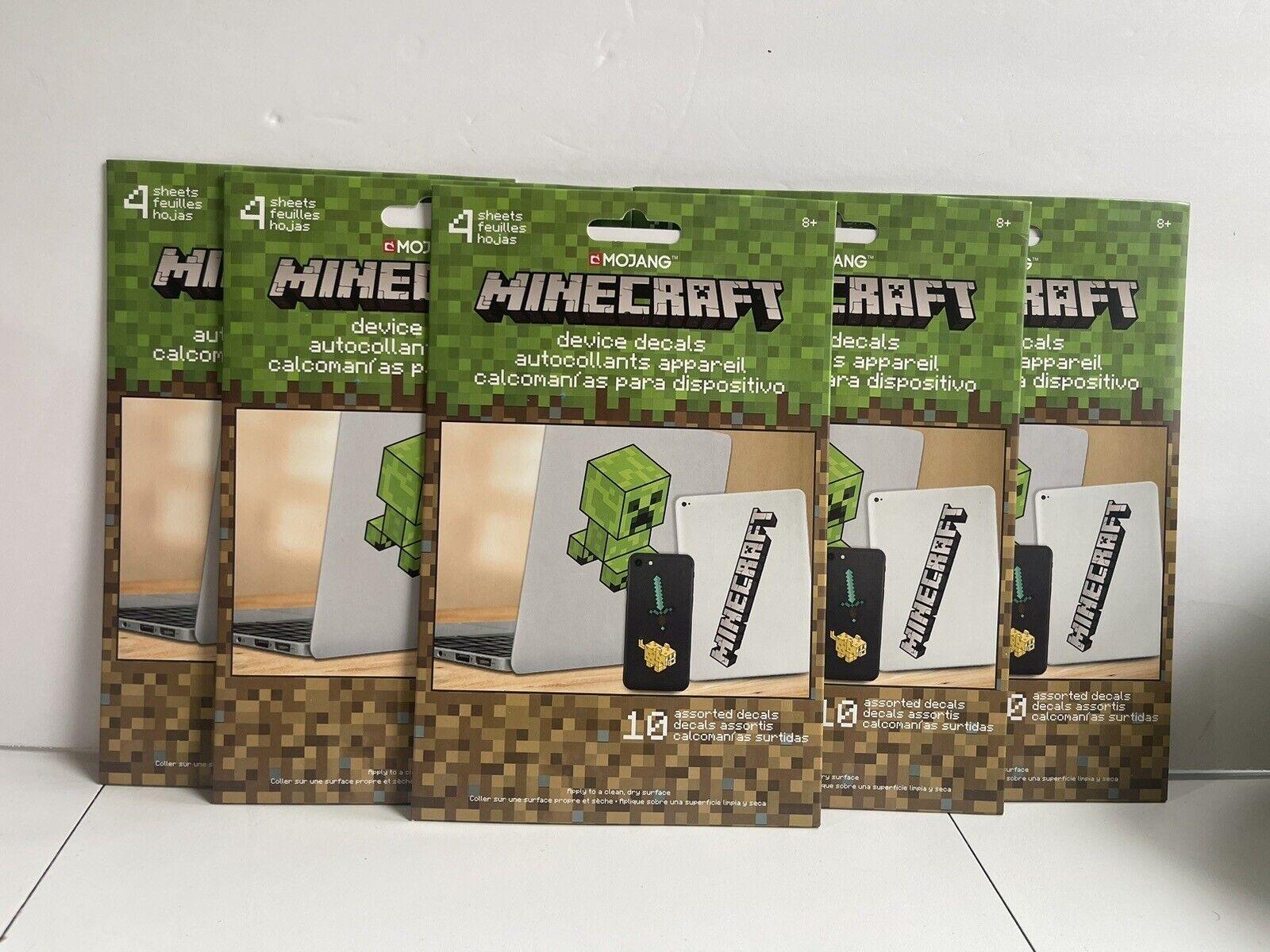 Cool Minecraft Decal Sticker Set - 5 Pack
