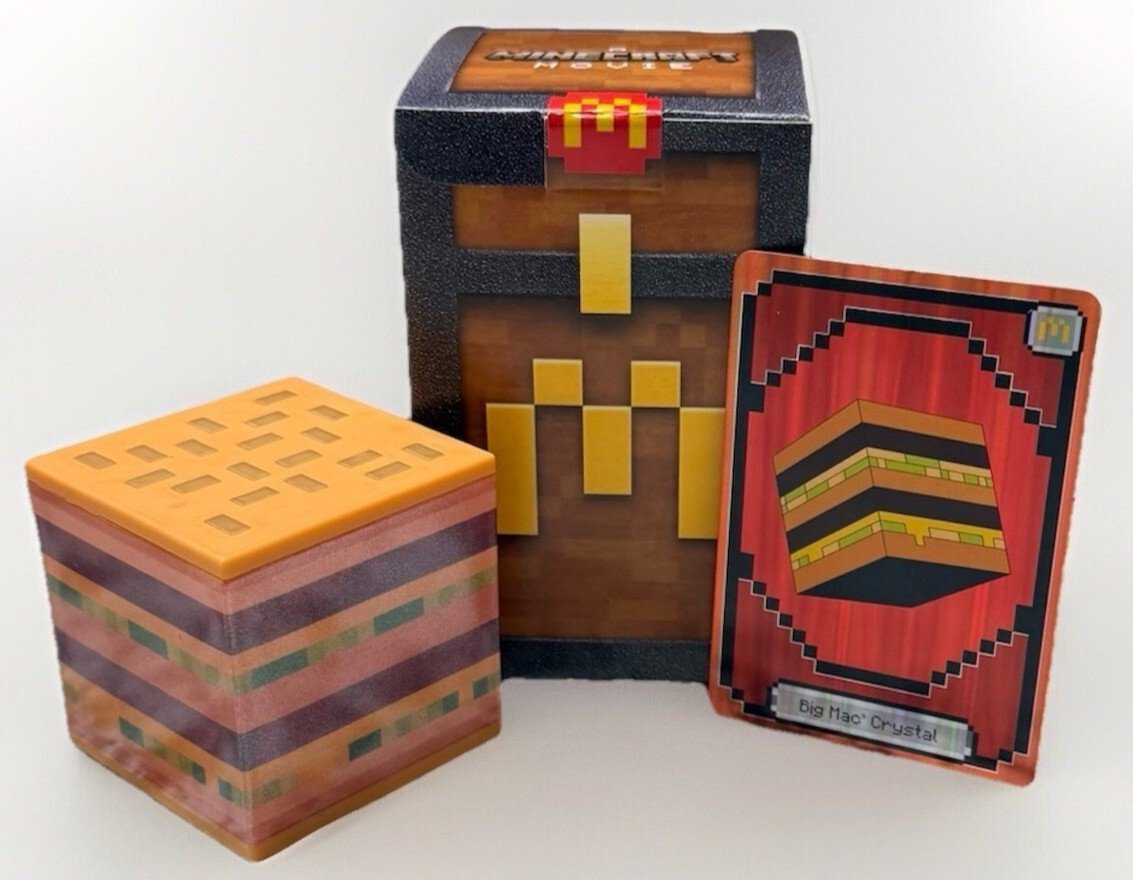 McDonald’s Minecraft Happy Meal Big Mac Crystal
