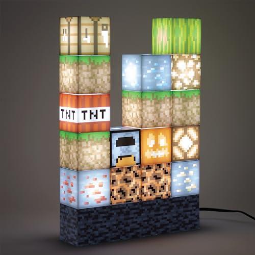 Customizable Minecraft Block Building Lamp - Illuminate Your Game