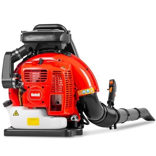 Getell 63CC Gas Backpack Leaf Blower - High Performance