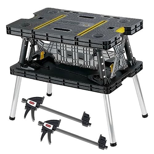 Durable Keter Folding Workbench - Portable & Versatile