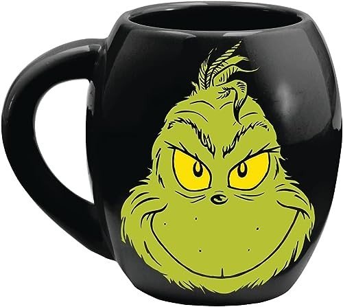 Grinch Color Changing Heated Coffee Cup – Cheerful Sips!