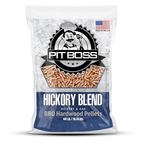 Pit Boss 40 lb Hickory Hardwood Pellets - Premium Flavor