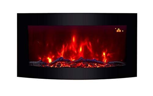 TruFlame Wall Mounted Electric Fire with LEDs