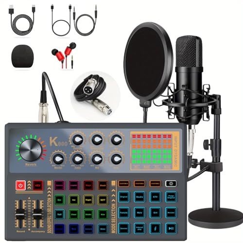 K800 Podcast Bundle: Mic, Interface & Voice Changer