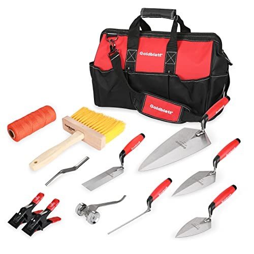 Goldblatt 12PC Masonry Tool Set with Bag