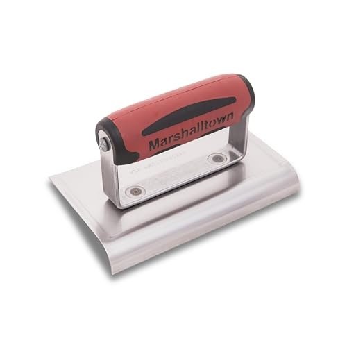 Curved Concrete Edger with Durable High Carbon Steel Blade