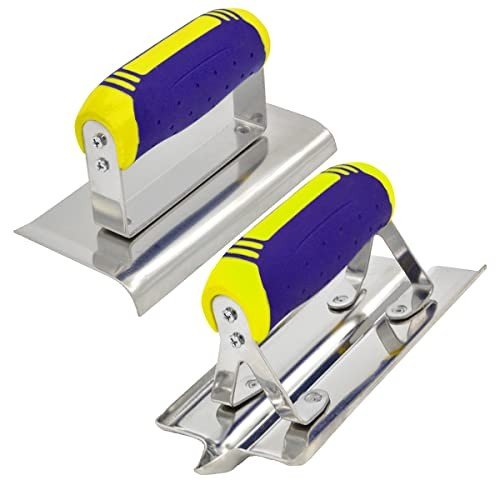 Premium Stainless Steel Concrete Edger & Groover Set