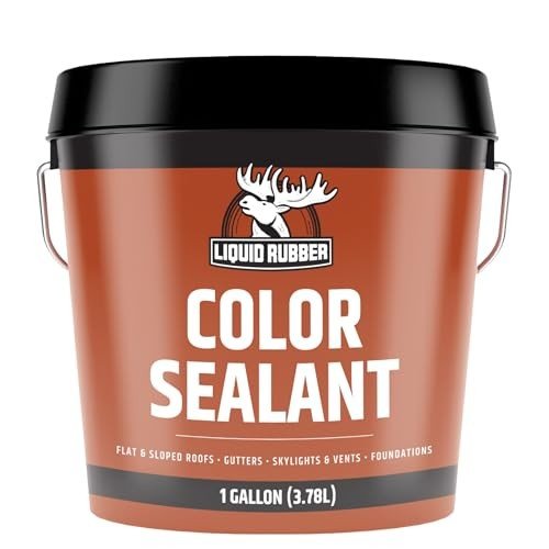 Liquid Rubber Color Sealant - 1 Gallon Waterproof Coating