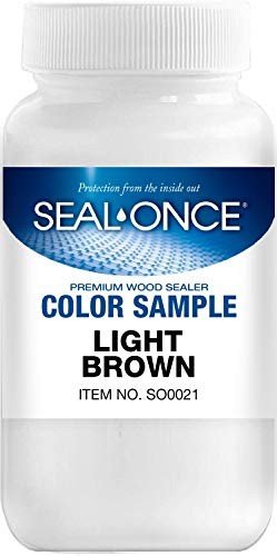 Light Brown Wood Paint Sample - 4 oz Size