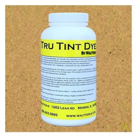 Walttools Tru Tint Concrete Dye - 15 Colors