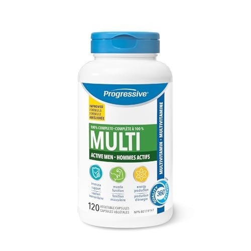 Active Men Multivitamin by PROGRESSIVE - 120 Tablets