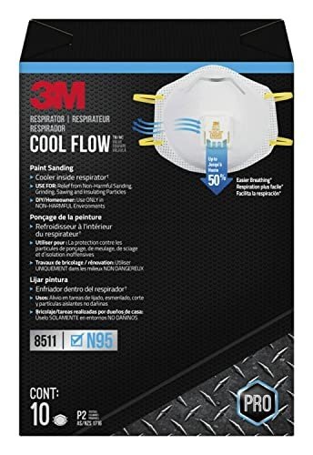 3M N95 Respirator Mask 8511 - 10 Pack