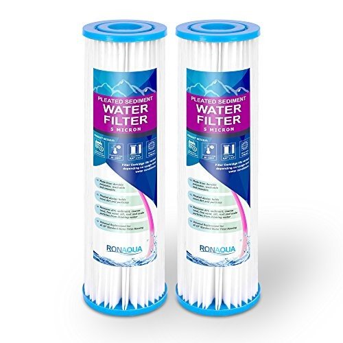 2 Pack Pleated Sediment Water Filter Cartridges