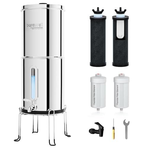 Purewell 2.25 Gallon Gravity Water Filter System
