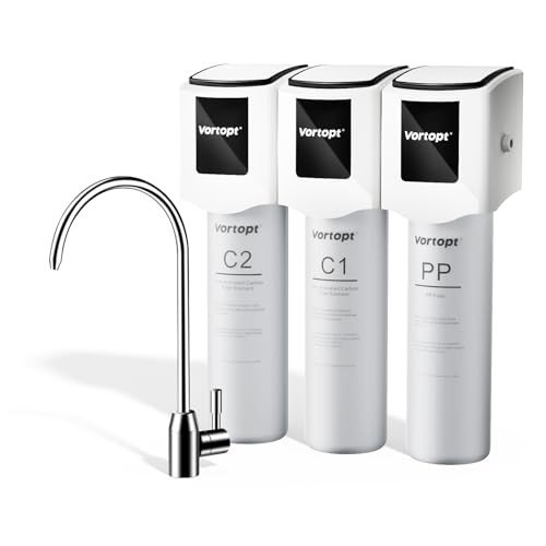Pure Water: Under Sink 3-Stage Filter System