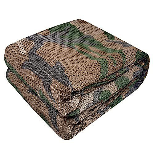 Camo Burlap Mesh Fabric for Ultimate Hunting Blinds
