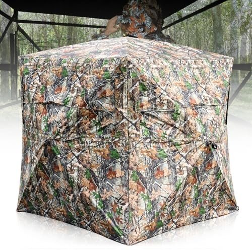 Discover Huskfirm Portable Hunting Blind with Magnetic Door
