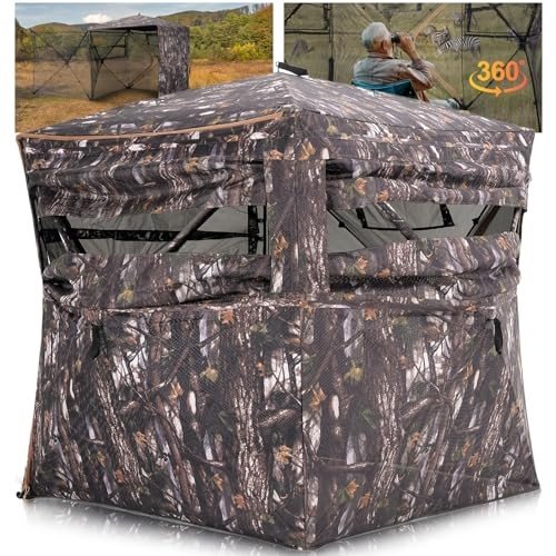 360° Portable Hunting Blind with Quiet Door