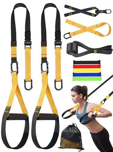 Full Body Suspension Training Kit for Home Workouts