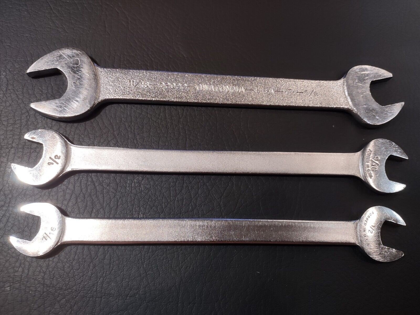 Vintage Duro Tappet Wrench Set of 3 - Premium