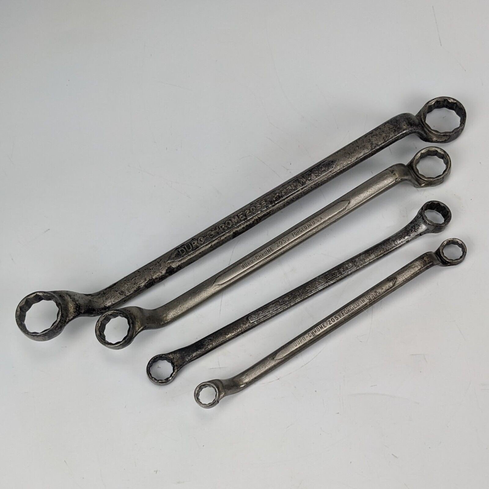Duro-Chrome Box End Wrench Set - 7/8" to 3/8
