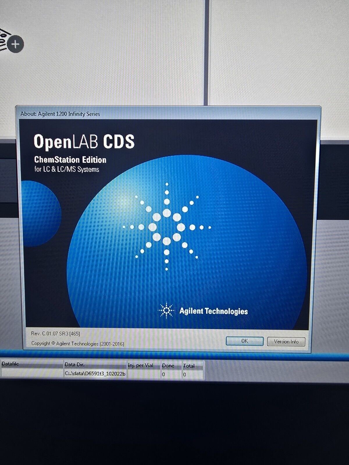Agilent OpenLab Chemstation Software for Windows 10