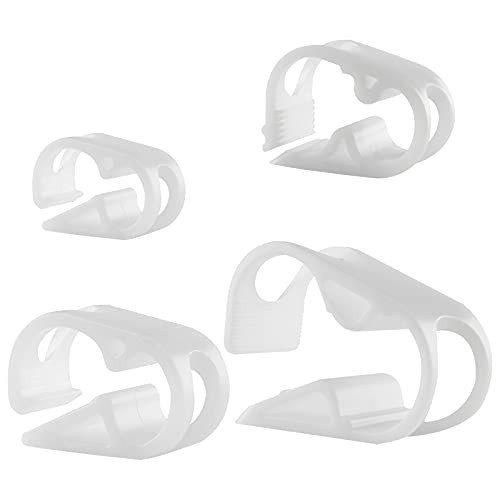 40 Pack Adjustable Plastic Tubing Clamps - Essentials!