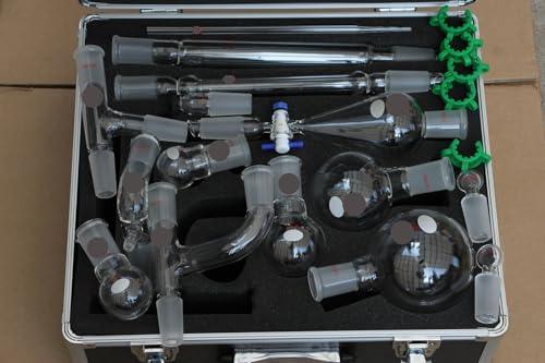 15-Piece Organic Chemistry Glassware Set for Labs